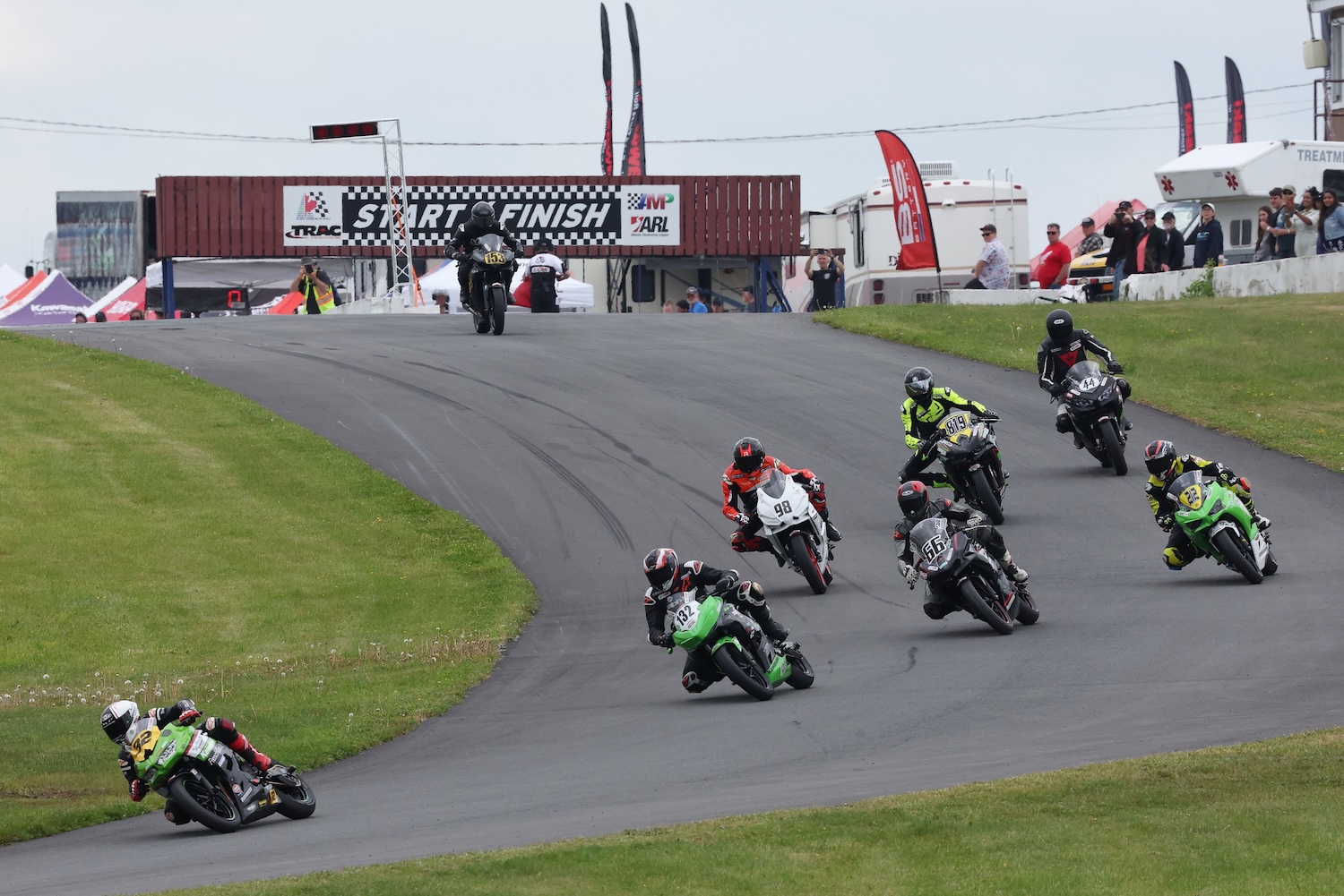 CSBK - Sunday's Lightweight Sportbike win goes to Alexander at AMP